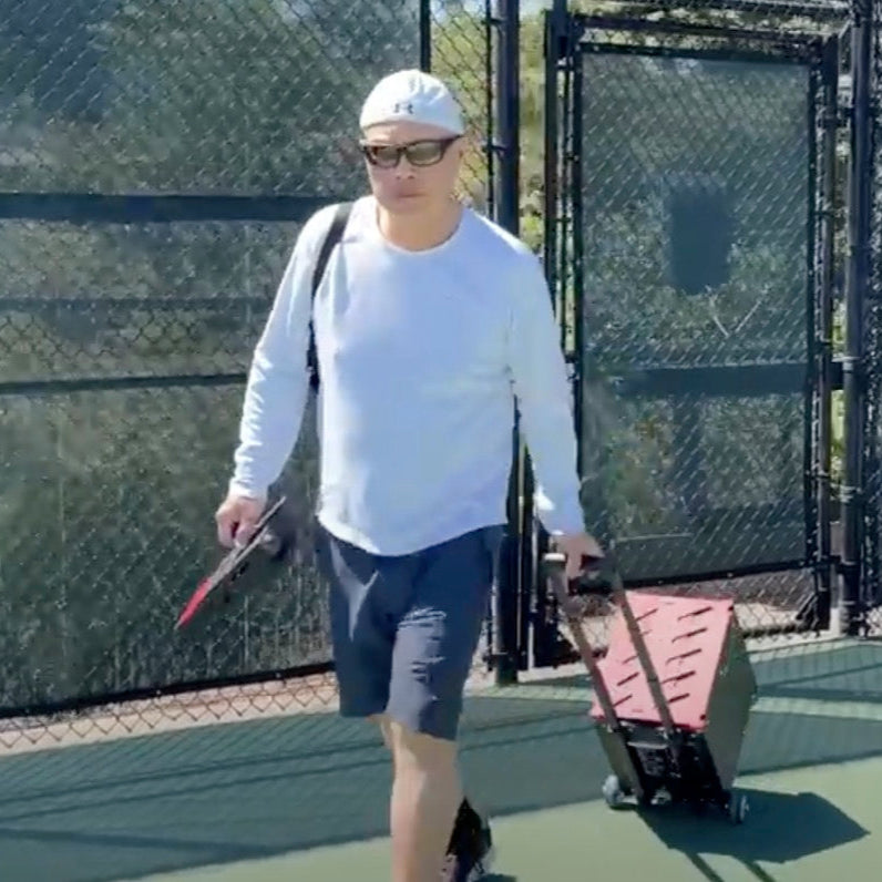 Portable Tennis Machine for Daily Training and Practice | Nisplay USA ...